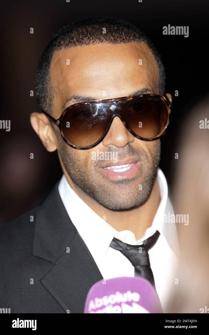 Craig David at the premiere of "Never Say Never" at the O2 Arena ...
