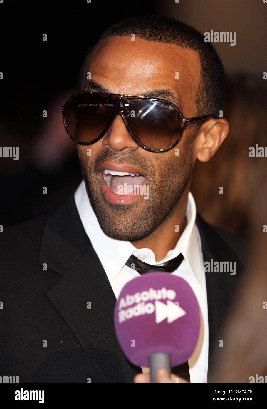 Craig David at the premiere of "Never Say Never" at the O2 Arena ...