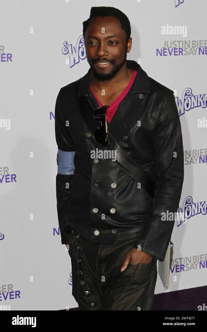 will.i.am (aka William James Adams Jr) at the premiere of "Justin ...