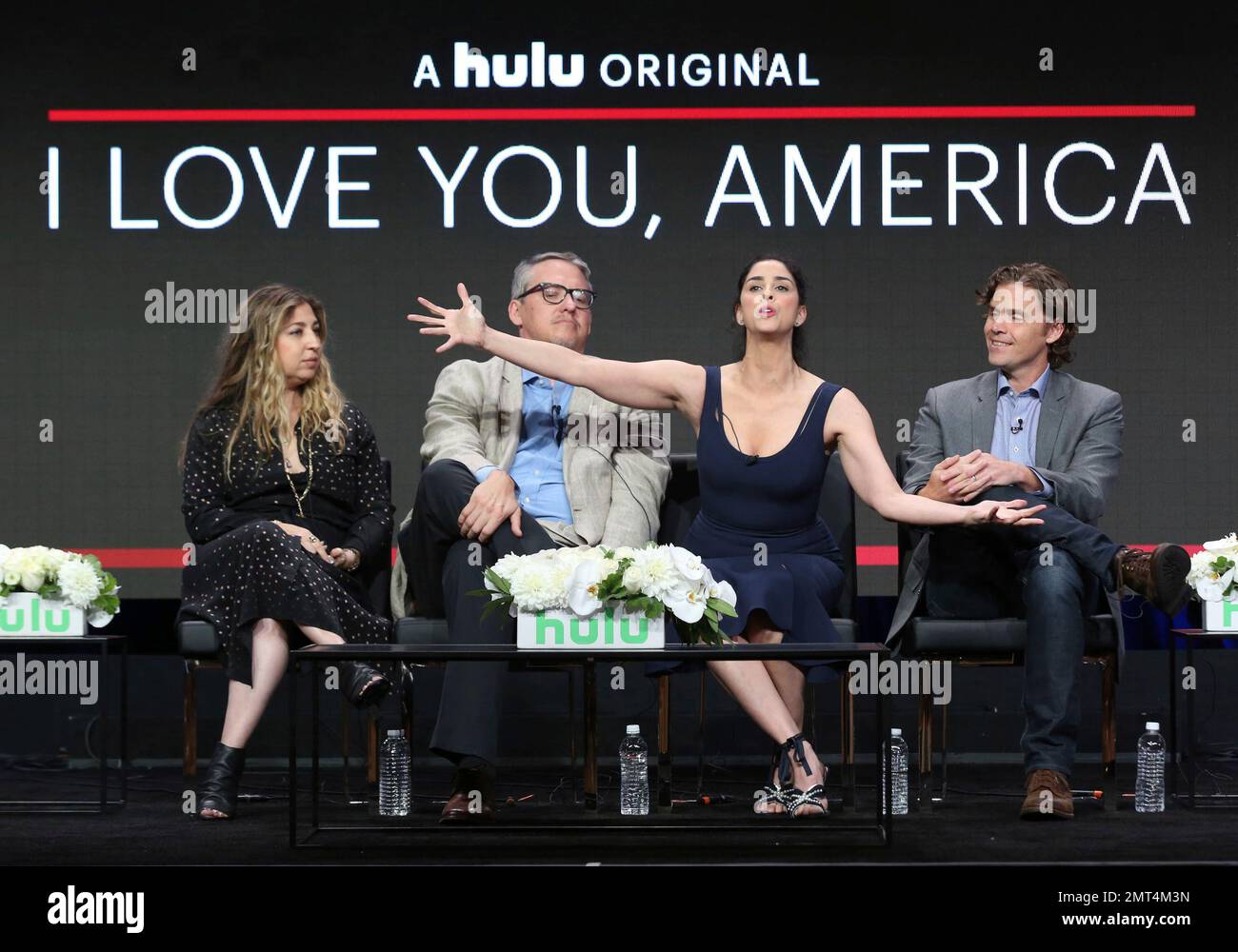 Executive producers Amy Zvi, from left, and Adam McKay, star/executive ...