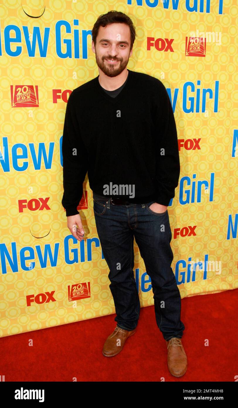Actor Jake Johnson arriving at the New Girl Academy Screening and Q & A ...