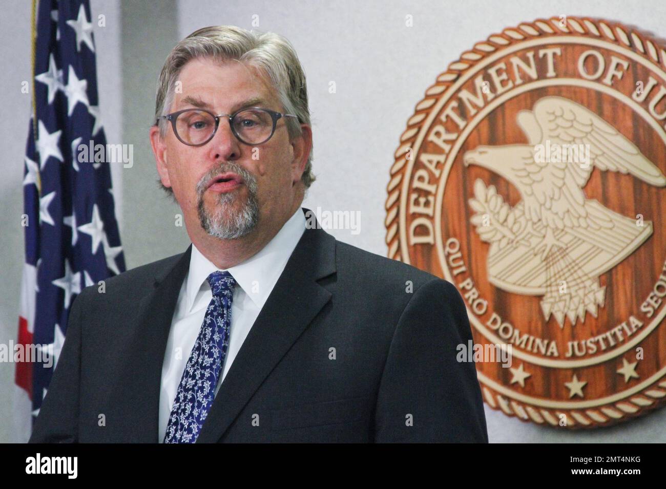 Bryan Schroder, the acting U.S. Attorney for Alaska, addresses ...
