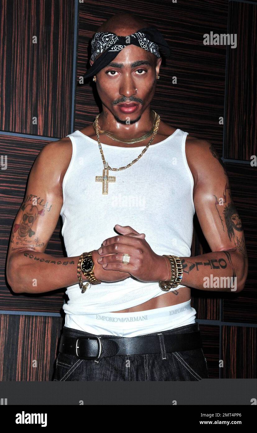 Late rapper Tupac Shakur has now been immortalized as a wax figure by ...
