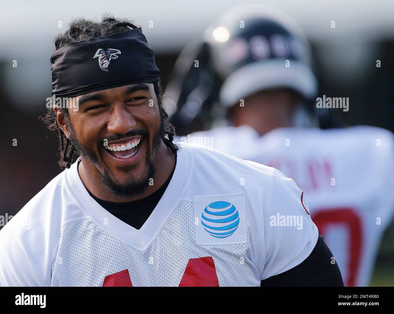 Atlanta Falcons outside linebacker Vic Beasley (44) is shown during the ...
