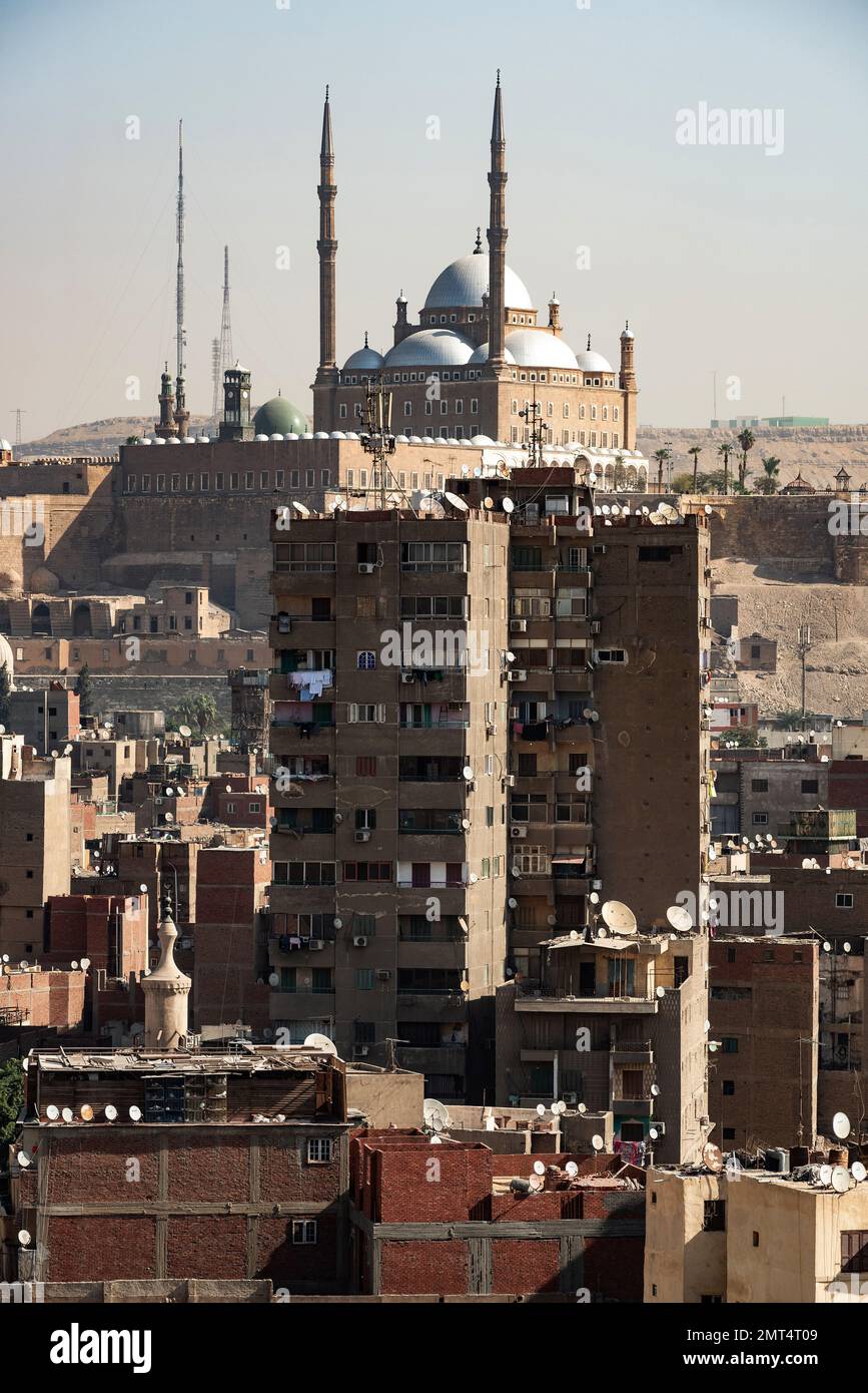 Cairo, Egypt. November 29th 2022 The Mohamed Ali Citadel and Mosque in ...