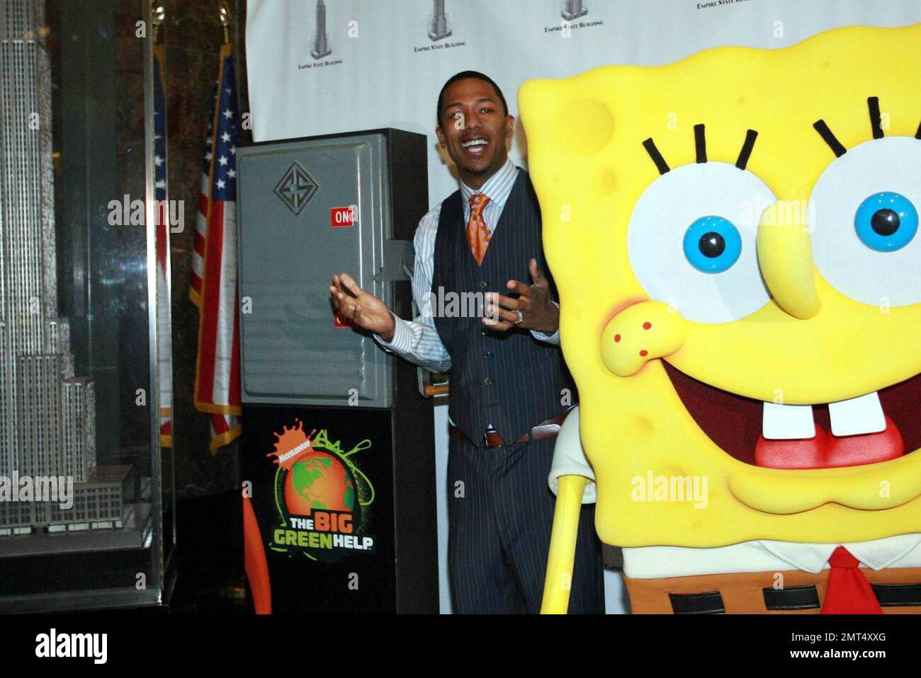 Nick Cannon attends The Empire State Building To ÒPOWER DOWNÓ With ...