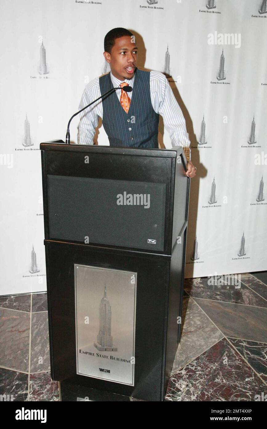 Nick Cannon attends The Empire State Building To ÒPOWER DOWNÓ With ...