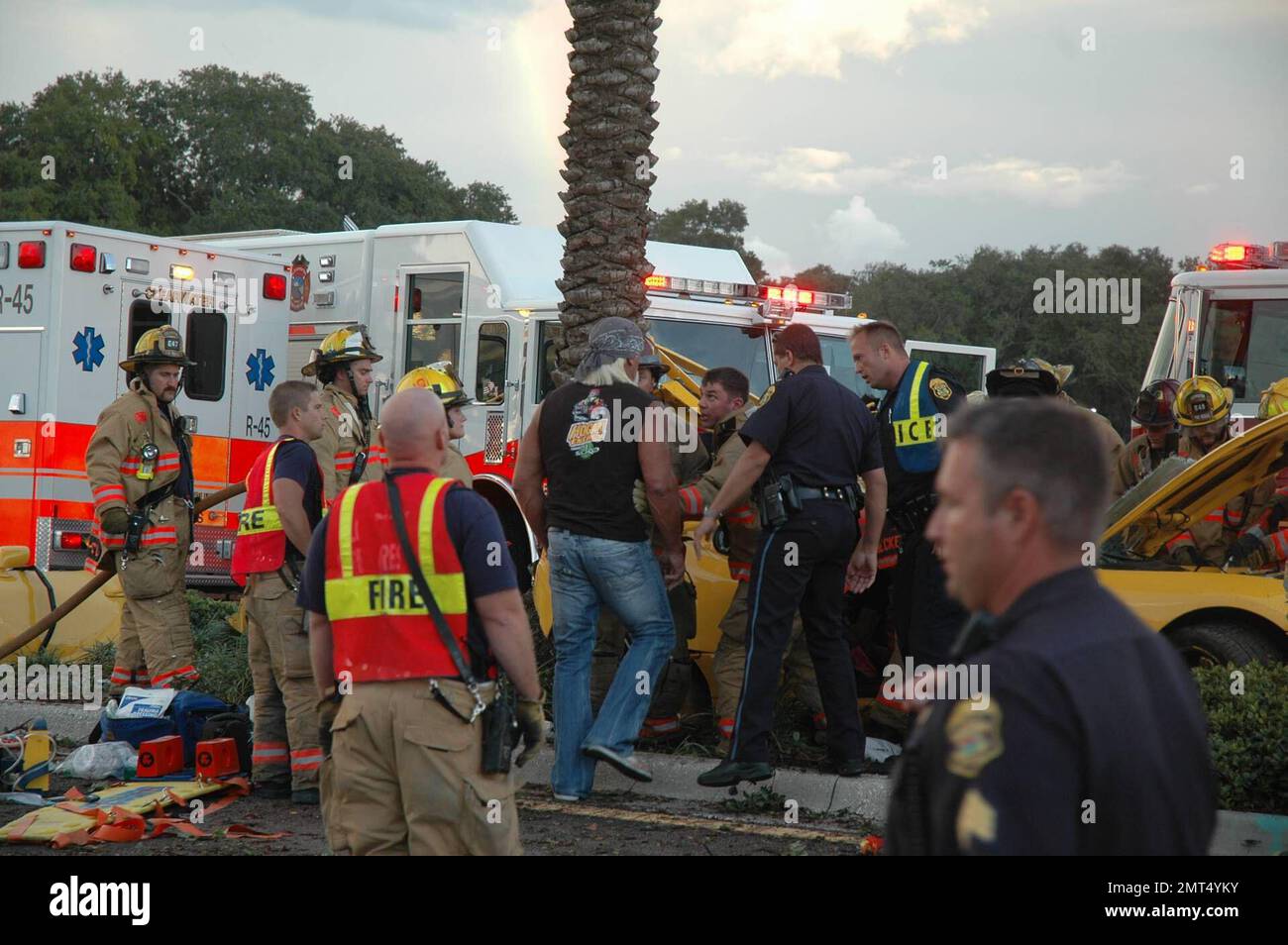 Fire department cuts Wrestler Hulk Hogan's son, Nick Hogan, 17, from ...