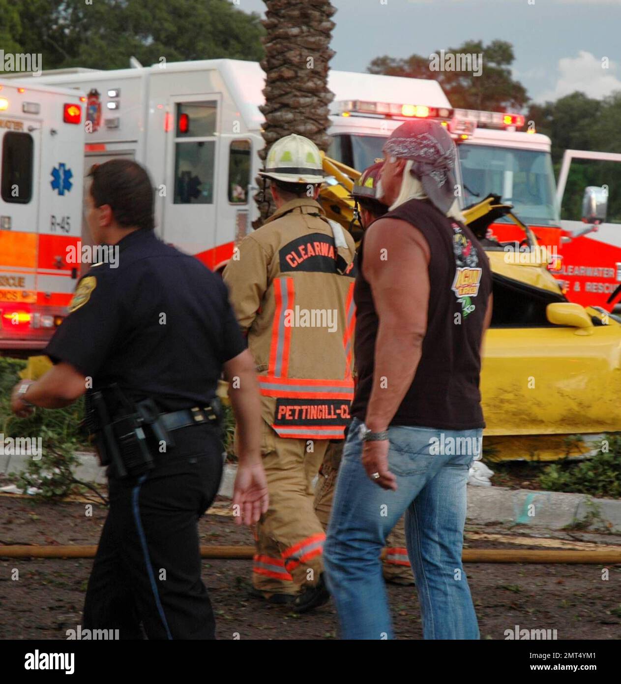 Fire department cuts Wrestler Hulk Hogan's son, Nick Hogan, 17, from ...