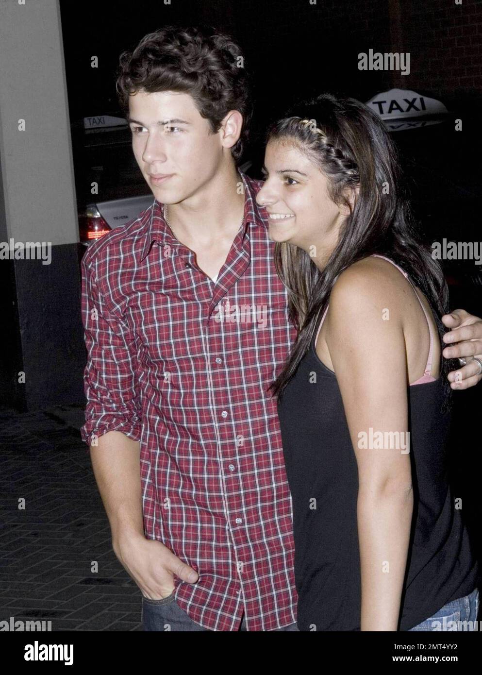 EXCLUSIVE!! Nick Jonas of Jonas Brothers fame poses for photos with ...