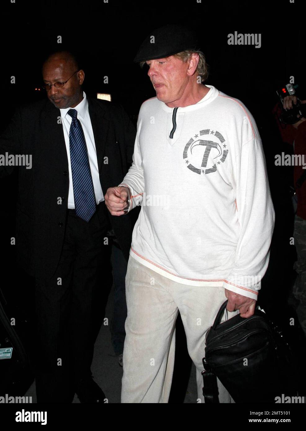 Actor Nick Nolte looks confused as he tries to remember where he's ...