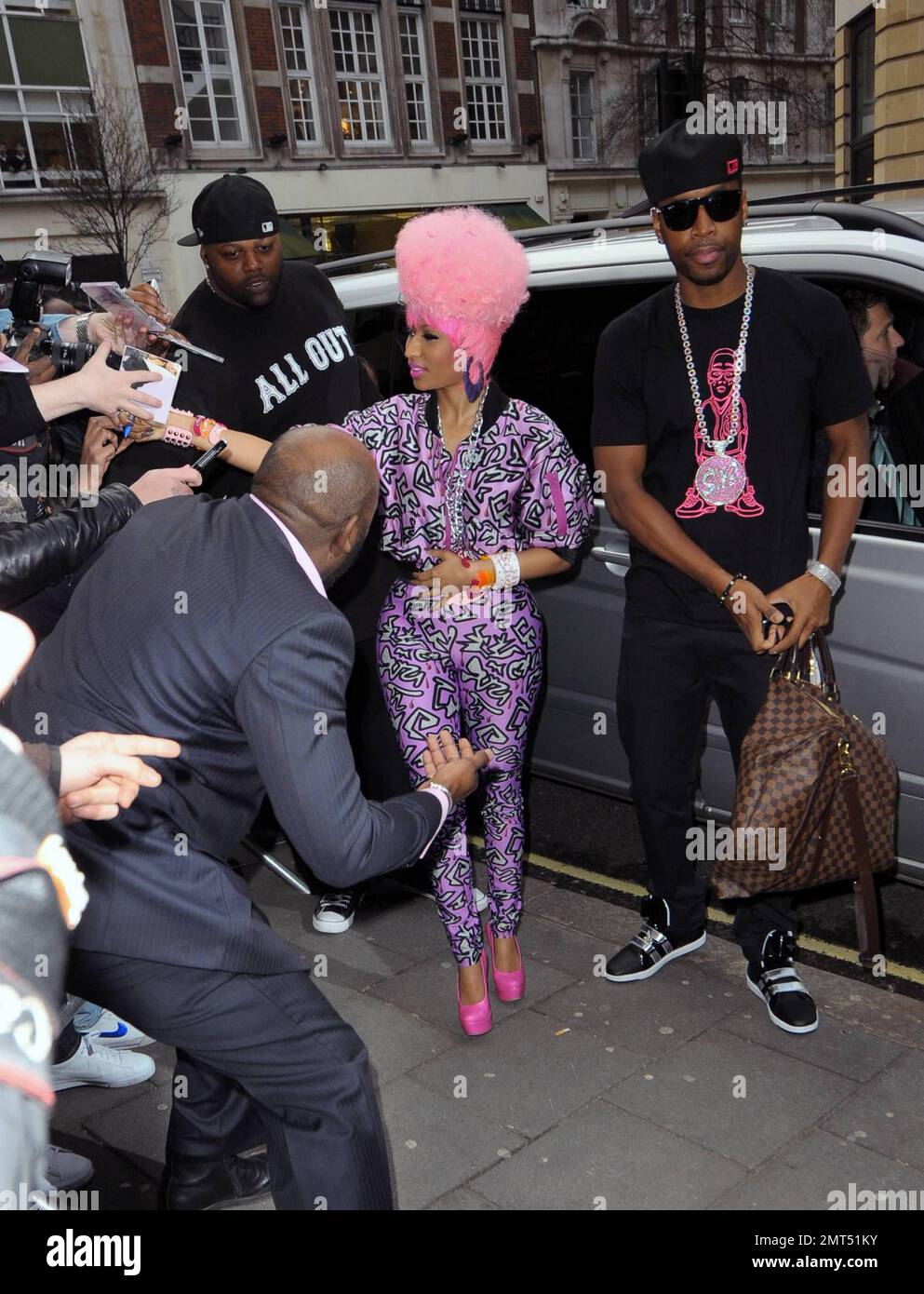 Triidadian-American rapper and R&B singer/songwriter Nicki Minaj ...