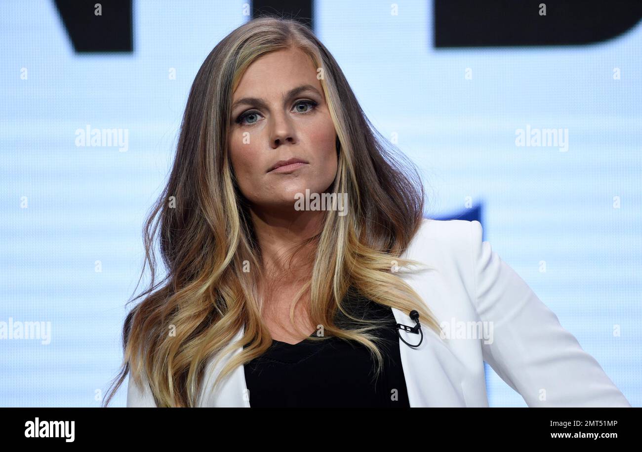 Host Sam Ponder participates in the "Sunday NFL Countdown" panel during ...