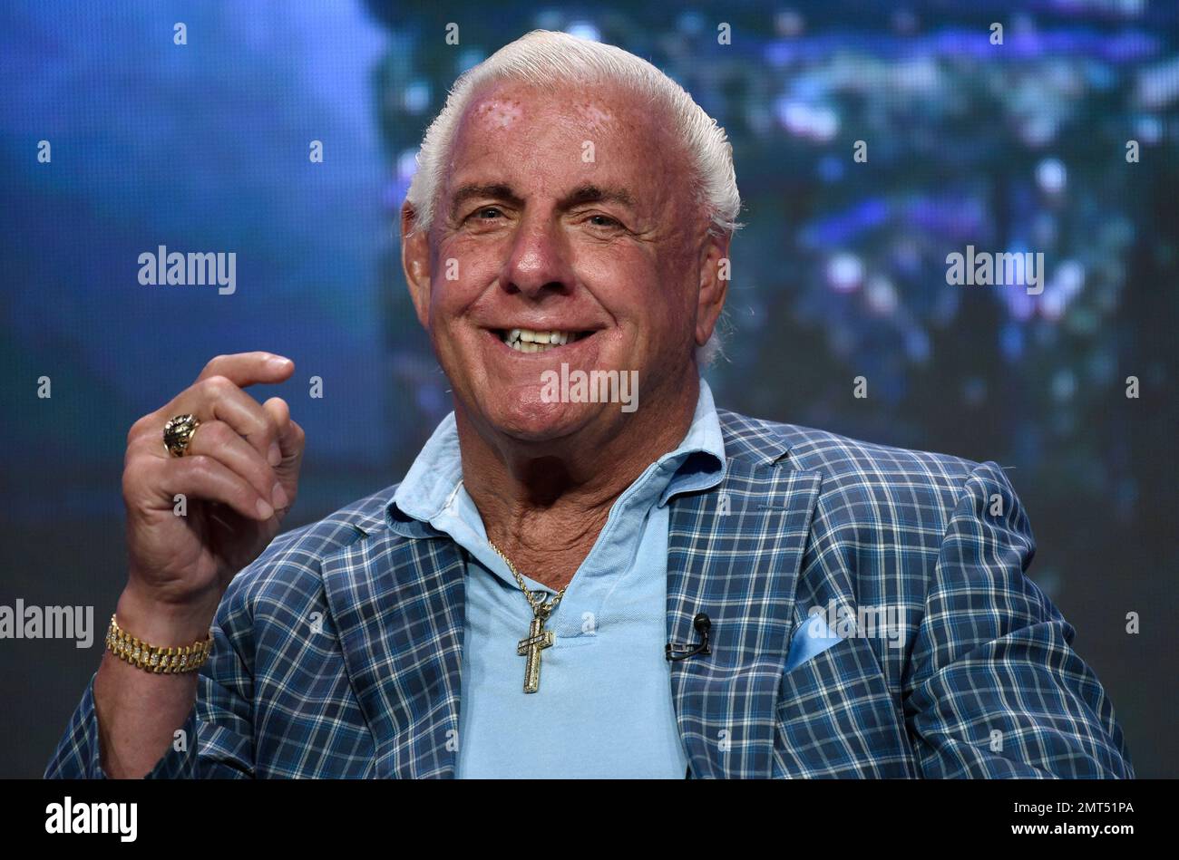 Retired professional wrestler Rick Flair, the subject of the ...