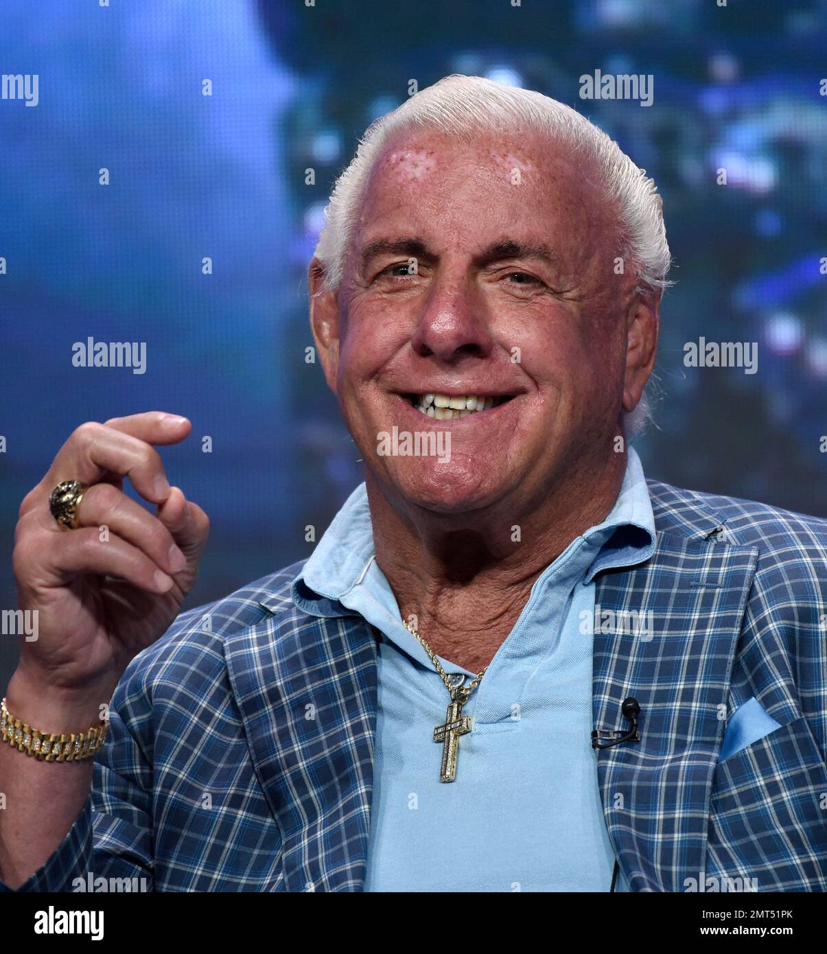 Retired professional wrestler Rick Flair, the subject of the ...
