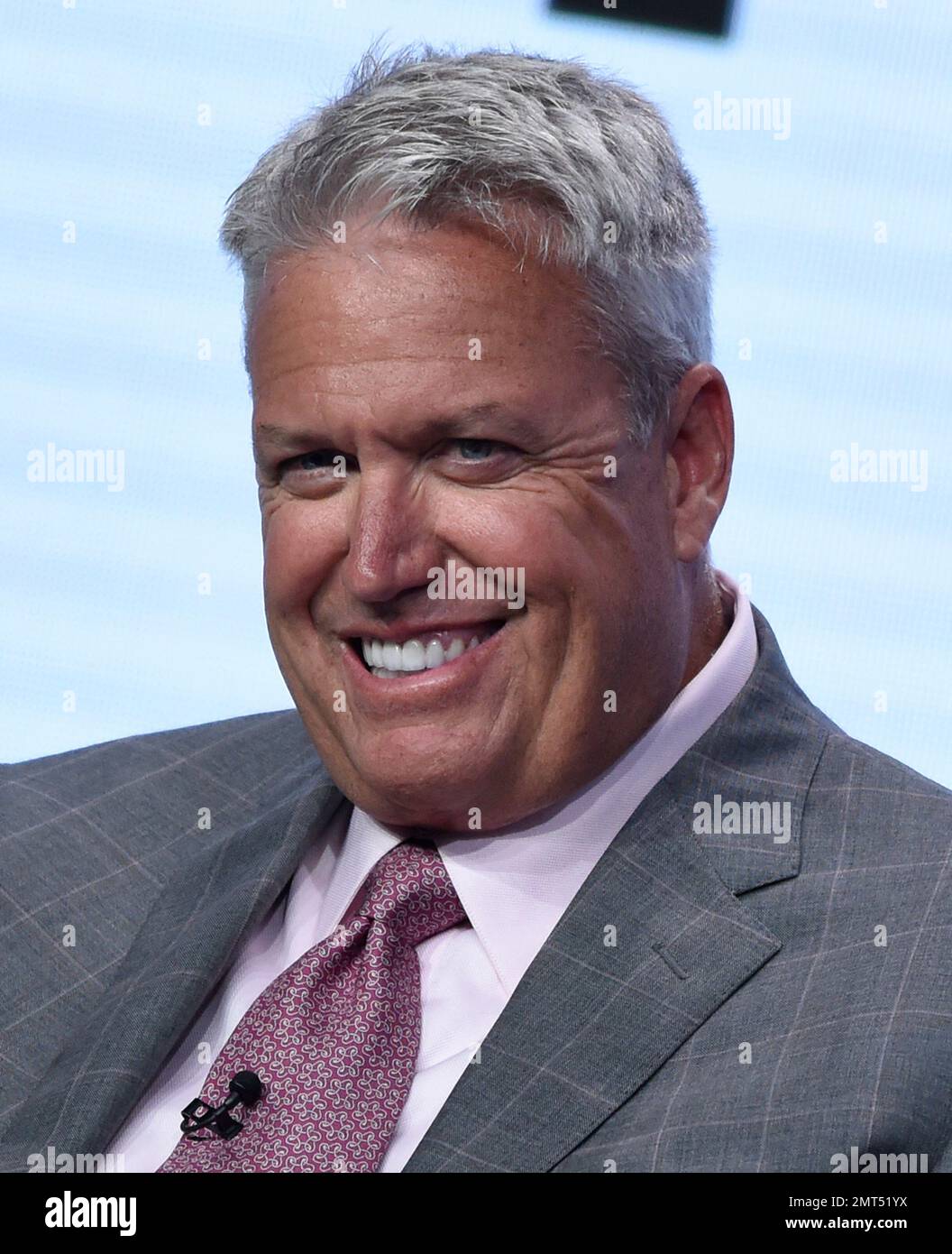 Rex Ryan, football analyst and former NFL coach, participates in the ...