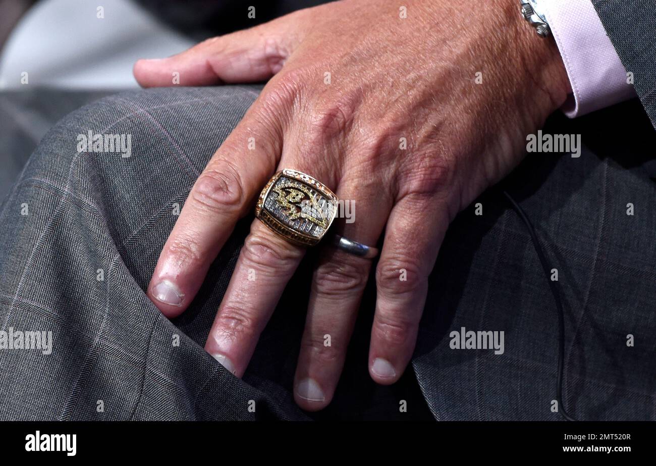 Rex Ryan, football analyst and former NFL coach, participates in the ...