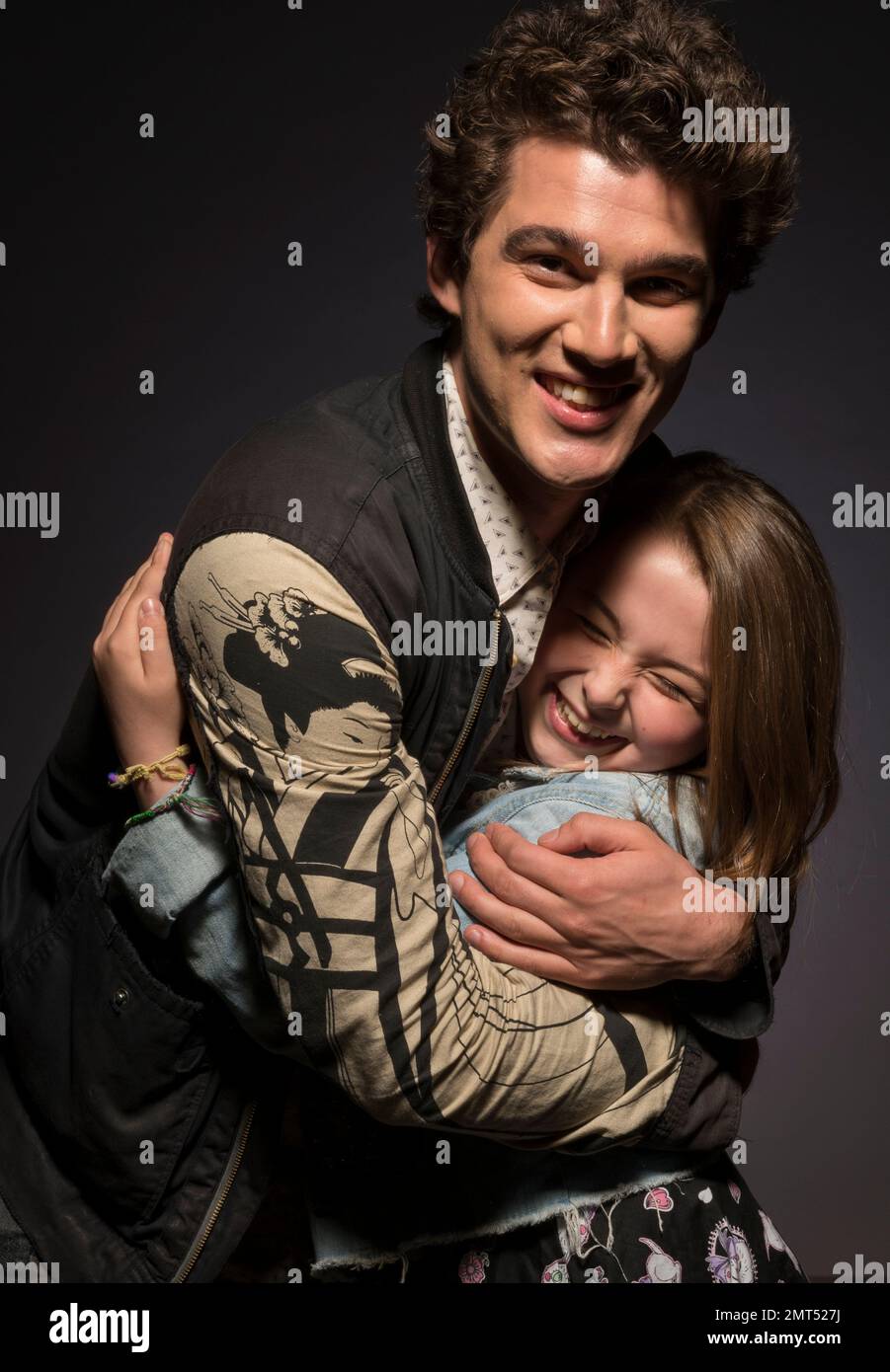 Nick Marini, left, and Maddie Dixon-Poirier pose for a portrait at The ...
