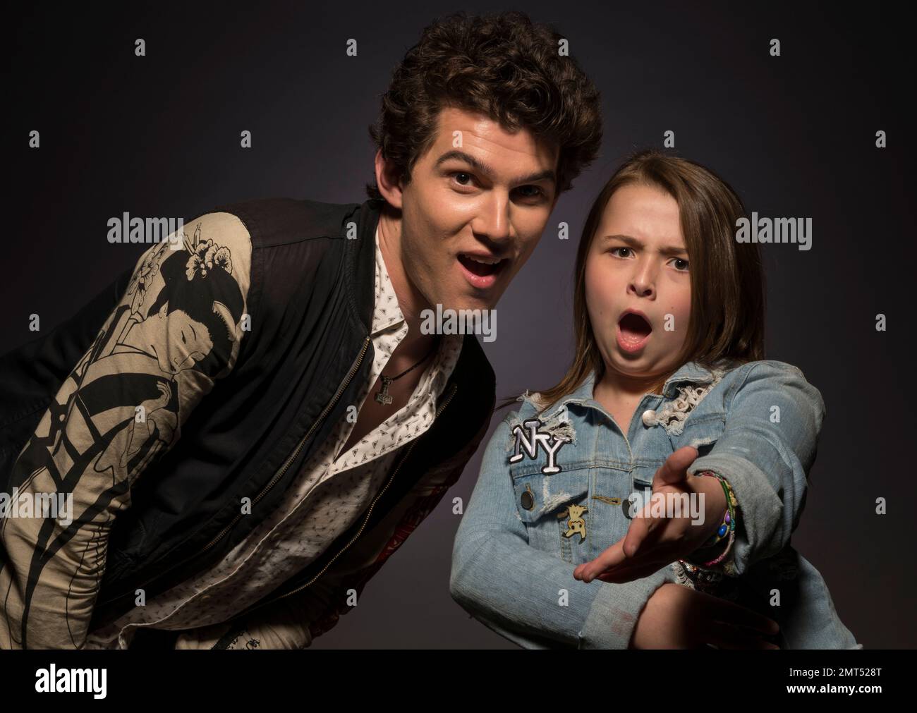 Nick Marini, left, and Maddie Dixon-Poirier pose for a portrait at The ...