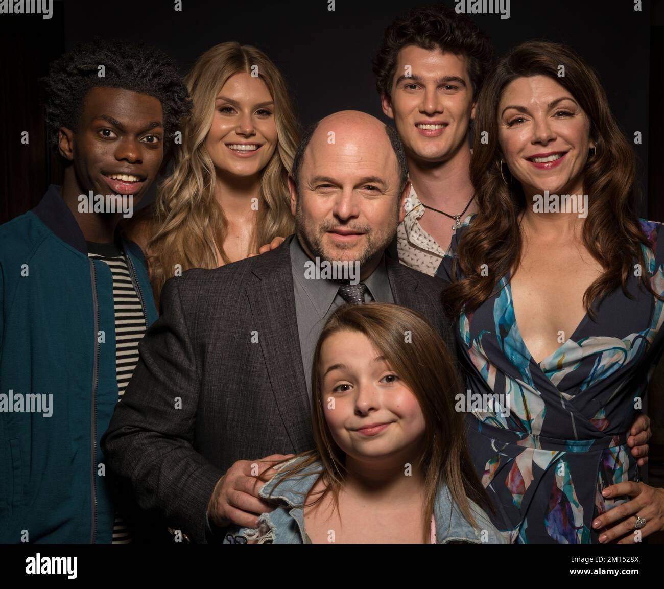 Tim Johnson Jr., from left, Natalie Sharp, Jason Alexander, Nick Marini ...