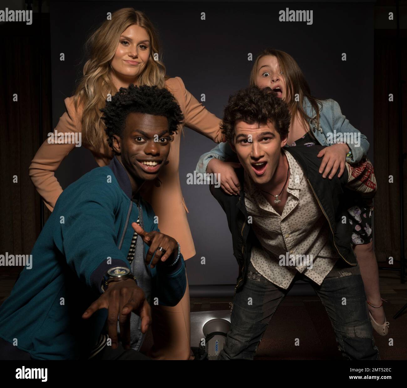 Tim Johnson Jr., from left, Natalie Sharp, Nick Marini, and Maddie ...