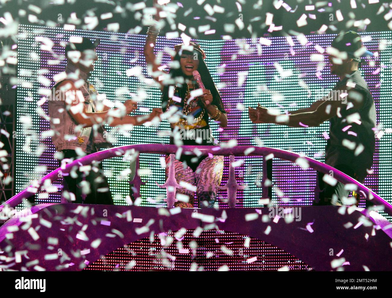Nicki Minaj performs live in concert at the James L. Knight Center in ...