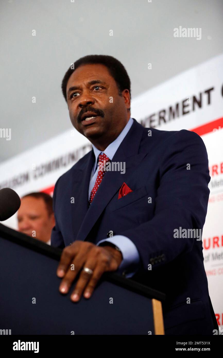 World Wide Technology co-founder and chairman David Steward speaks ...