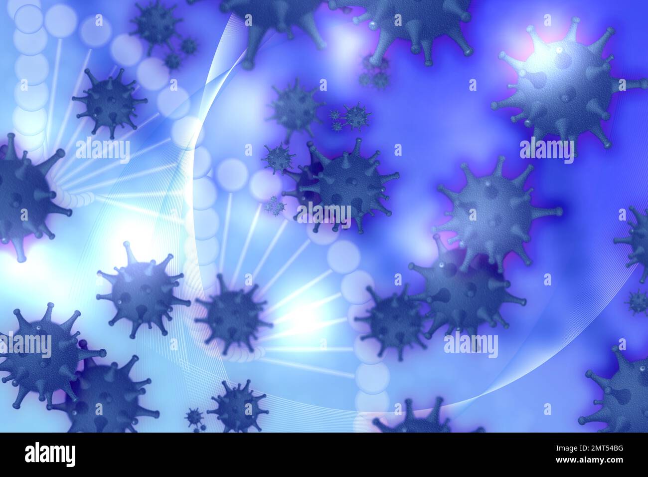 Dna microscope illustration man hi-res stock photography and images - Alamy