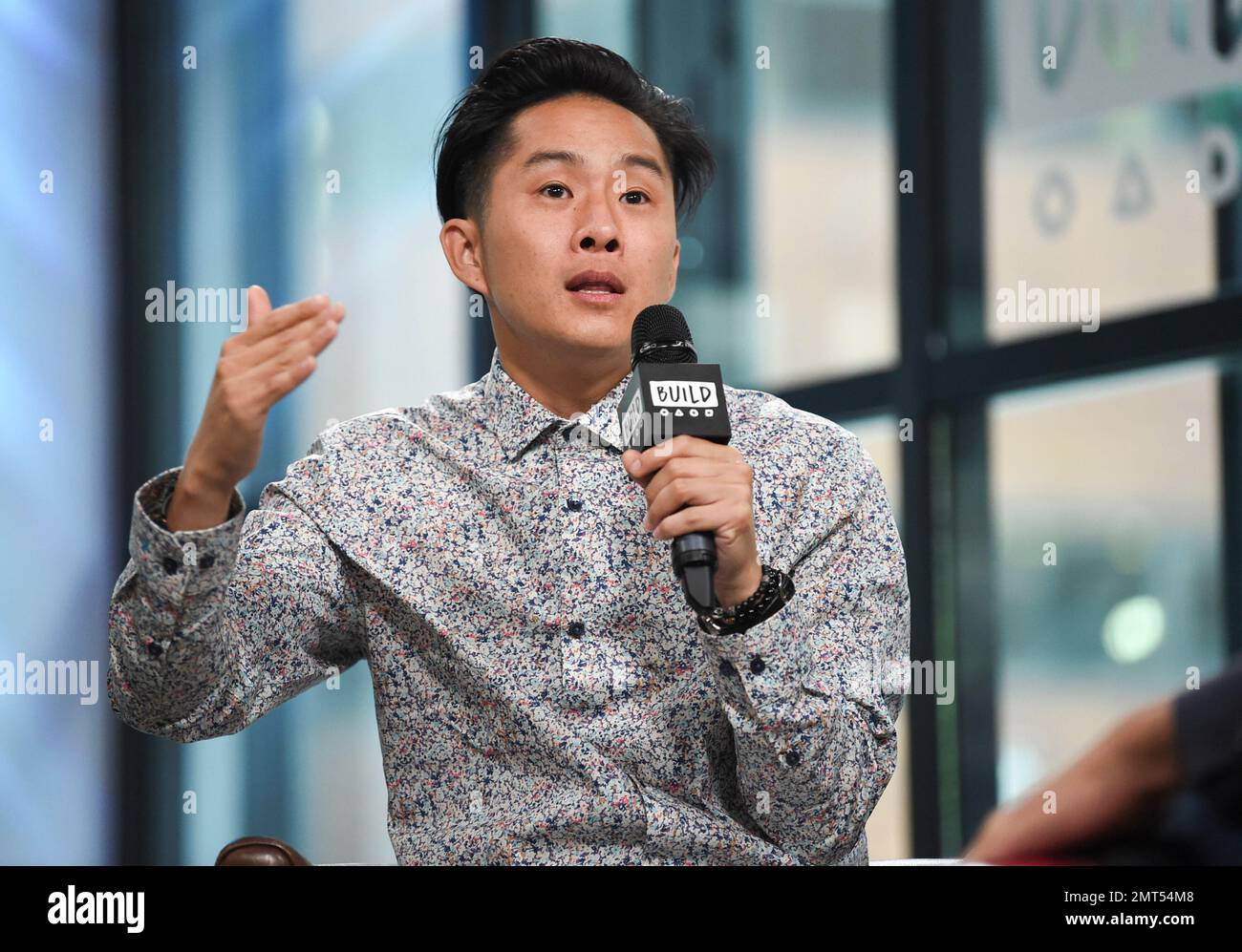 Director and actor Justin Chon participates in the BUILD Speaker Series ...