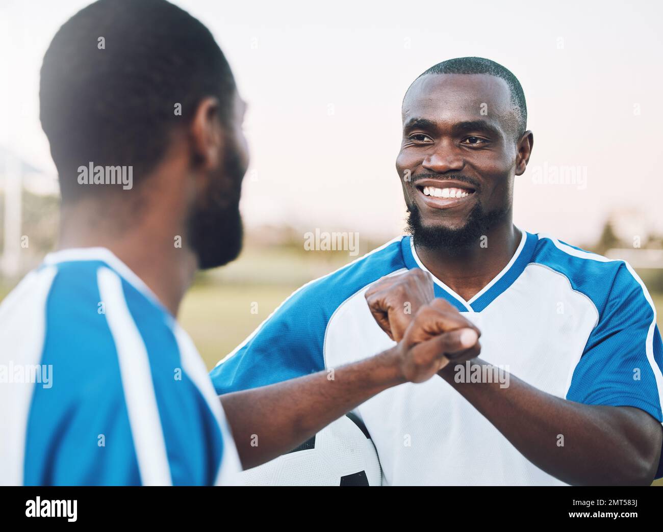Fist bump athlete hi-res stock photography and images - Alamy
