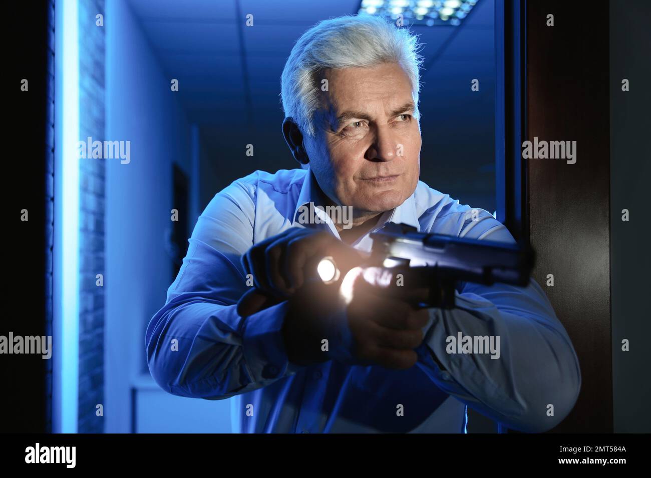 Security guard with gun hi-res stock photography and images - Alamy