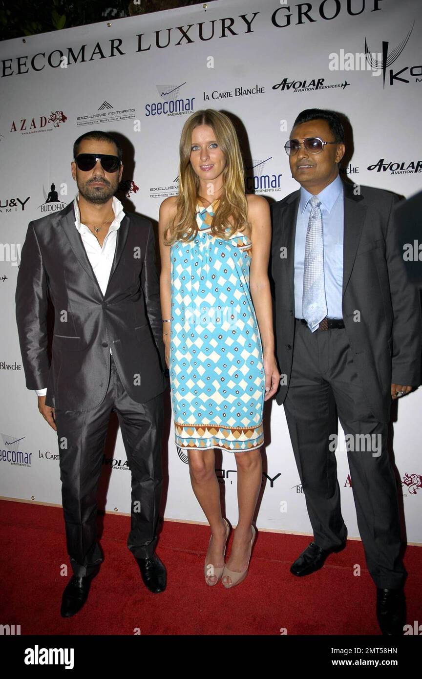 Nicky Hilton walks the red carpet at the grand re-opening of Karu & Y ...