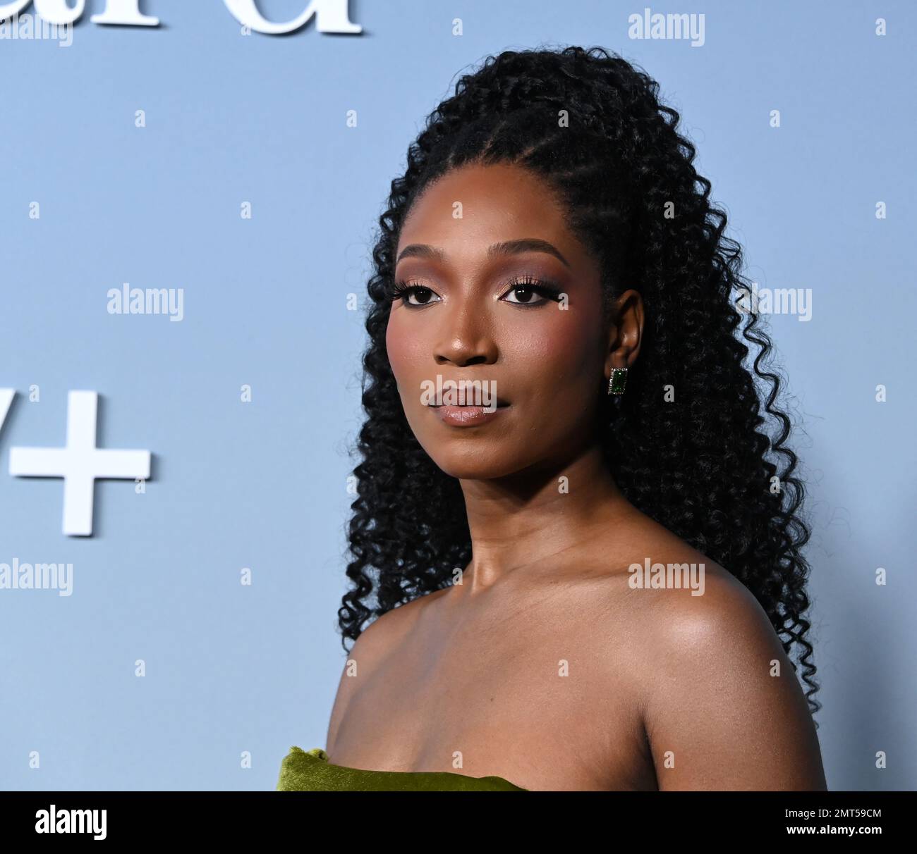 Los Angeles, CA. January 31, 2023, Cadienne Obeng arriving at Apple TV+ ...