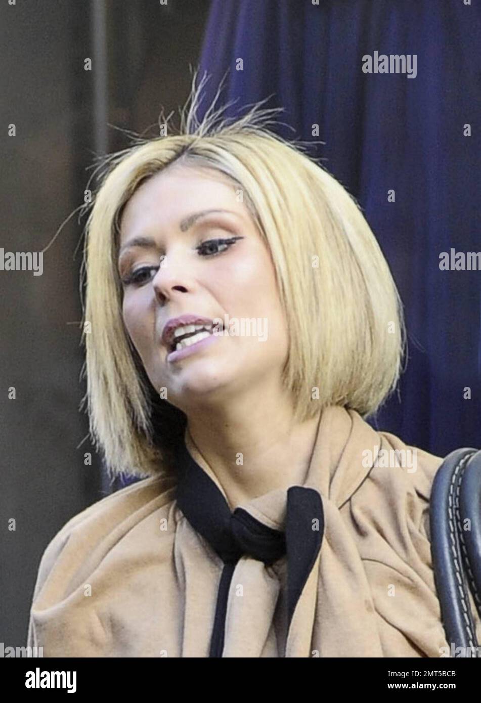 Model and WAG Nicola McLean films on the streets of London with a ...