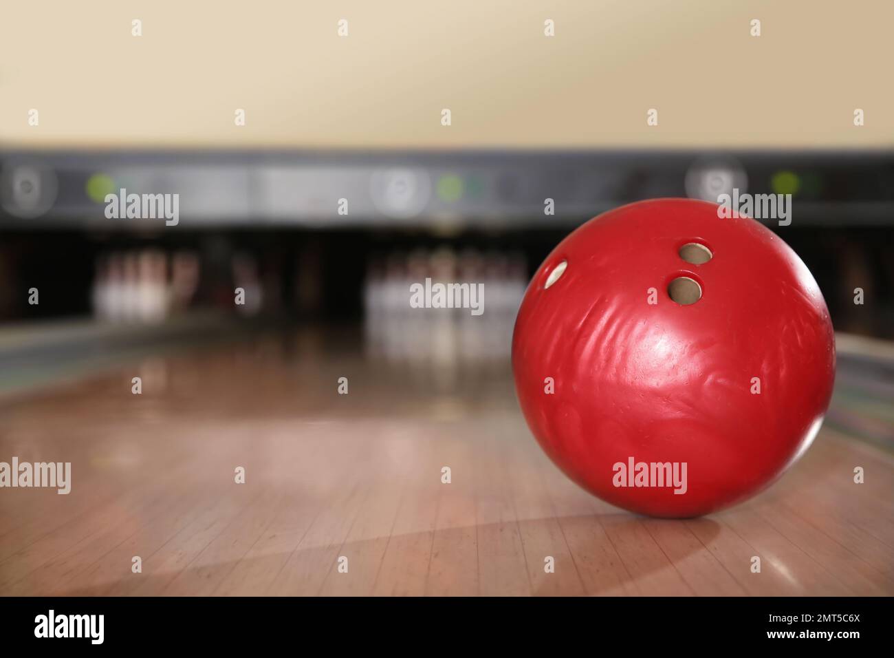 Red bowling ball holes hi-res stock photography and images - Alamy