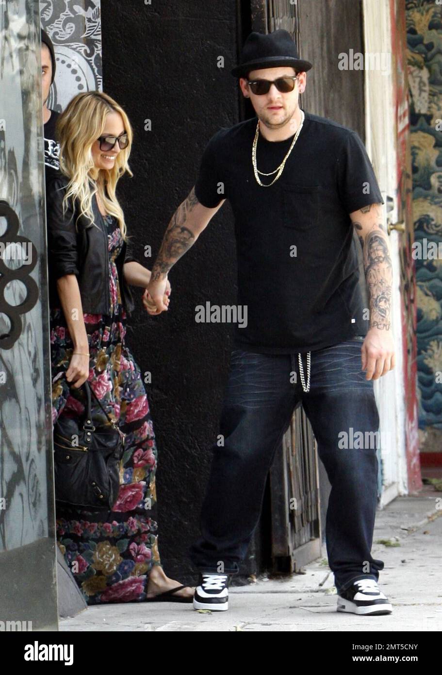 Nicole Richie and Joel Madden pay a visit to the DCMA Collective store ...