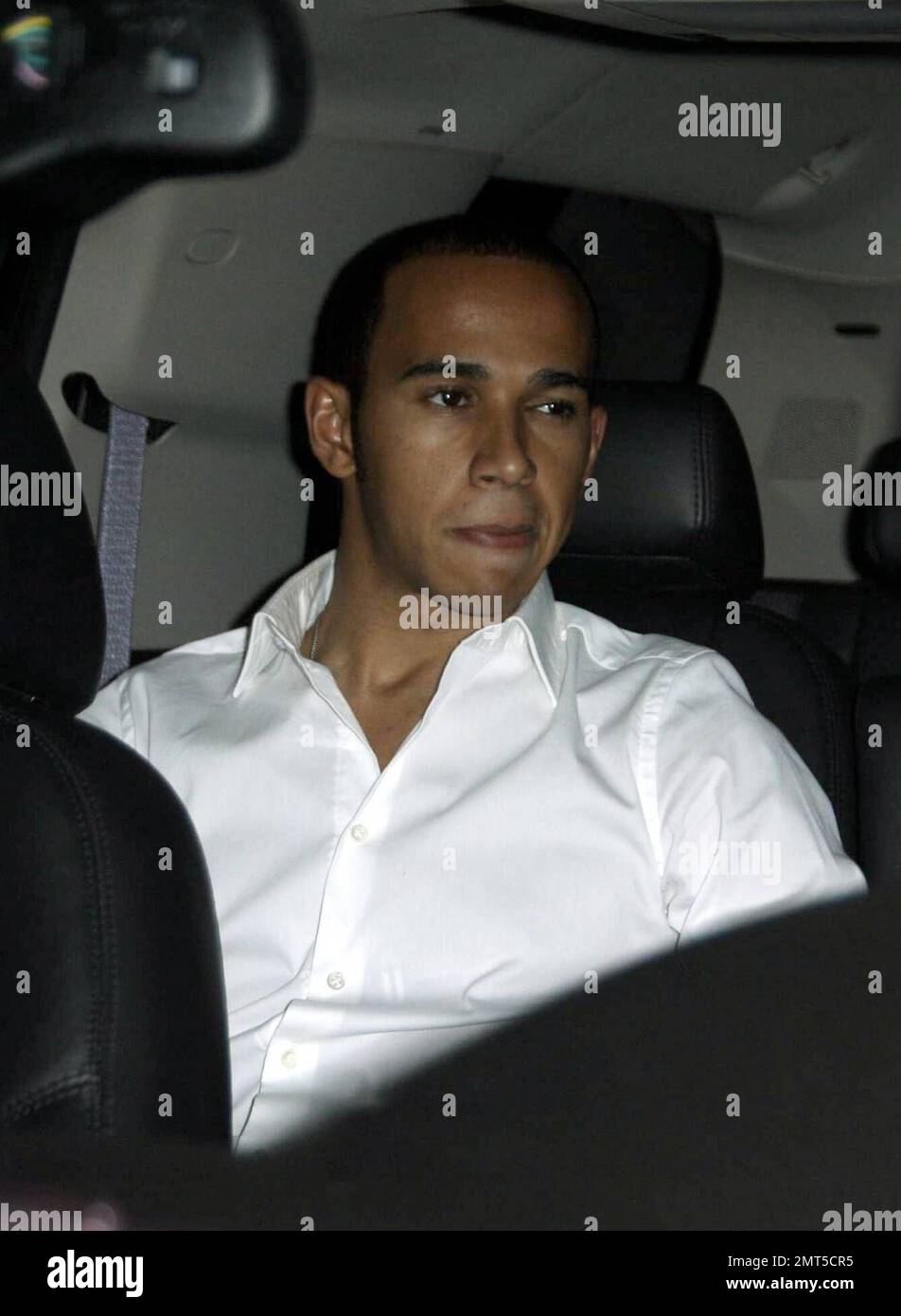 Pussycat Dolls Frontwoman Nicole Scherzinger And Beau Race Car Driver Lewis Hamilton Arrive At