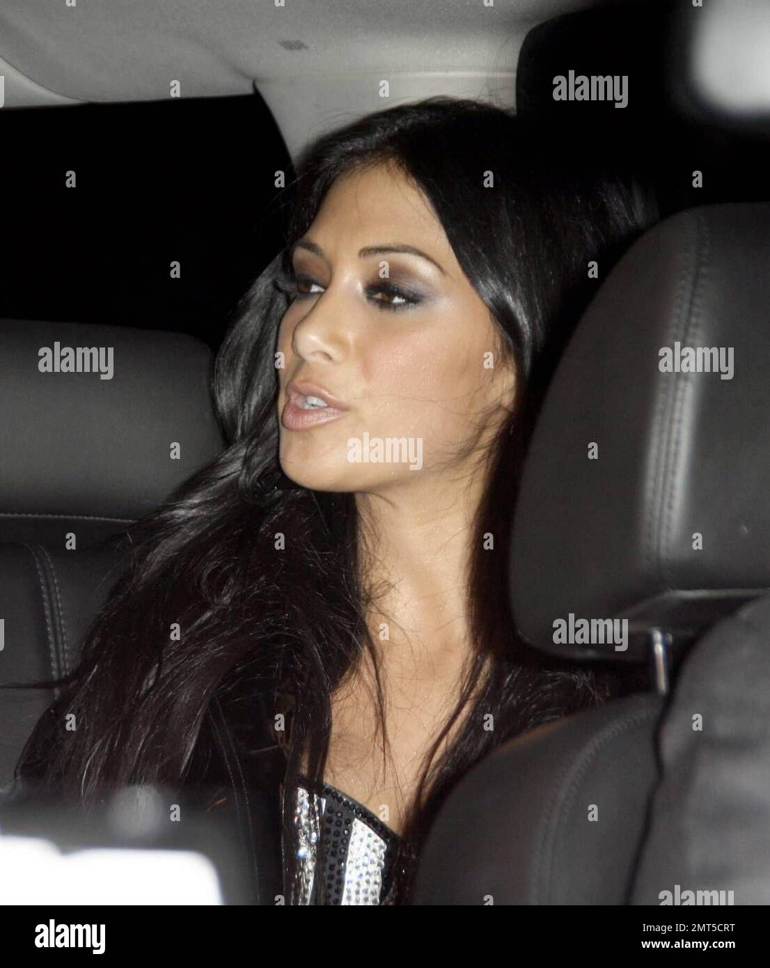 Pussycat Dolls Frontwoman Nicole Scherzinger And Beau Race Car Driver Lewis Hamilton Arrive At