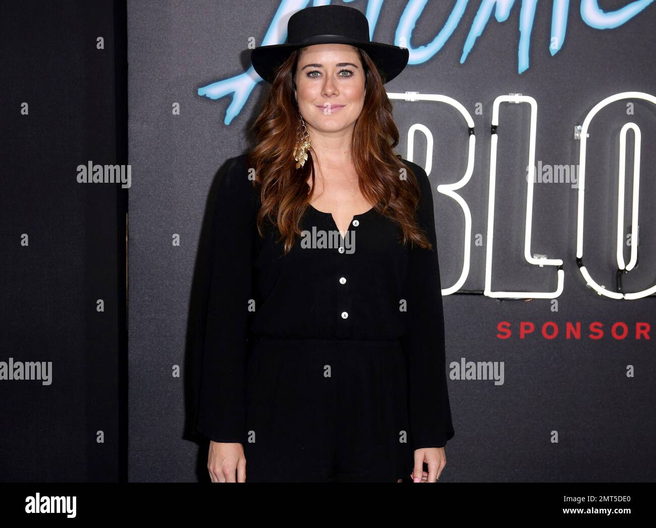 Manon Mathews arrives at the LA Premiere of "Atomic Blonde" at The ...
