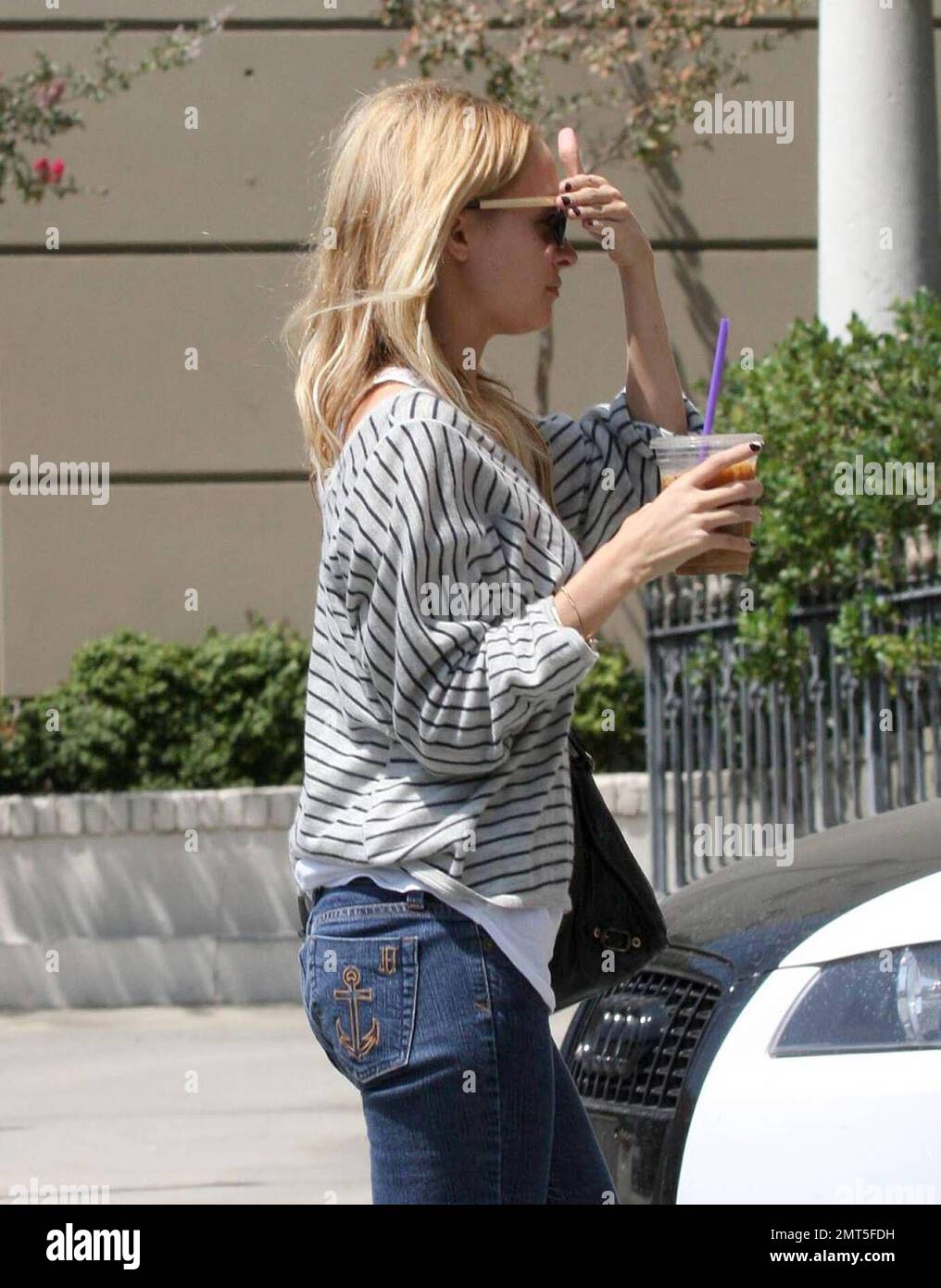 Nicole Richie and daughter Harlow were seen meeting Joel Madden this ...