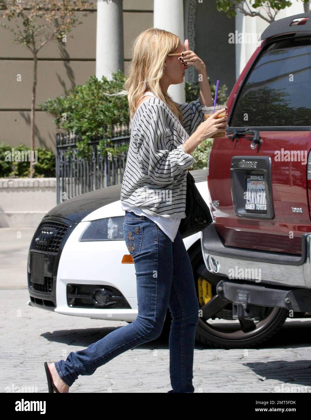 Nicole Richie and daughter Harlow were seen meeting Joel Madden this ...