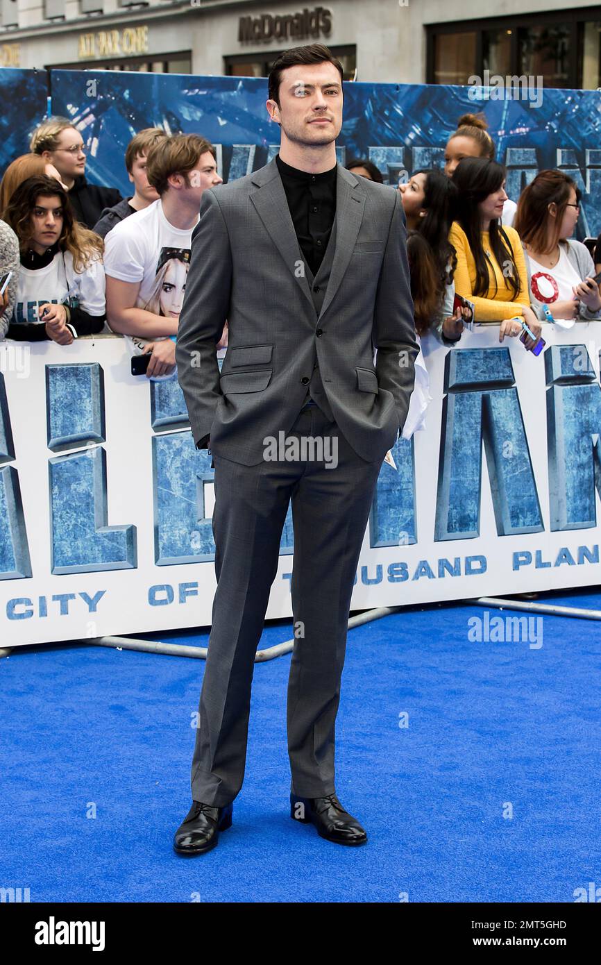 Actor Gavin Drea poses for photographers on arrival at the premiere of ...