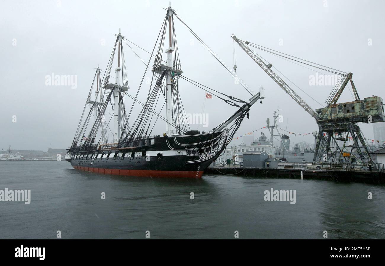 The USS Constitution, also known as Old Ironsides, is docked at the ...