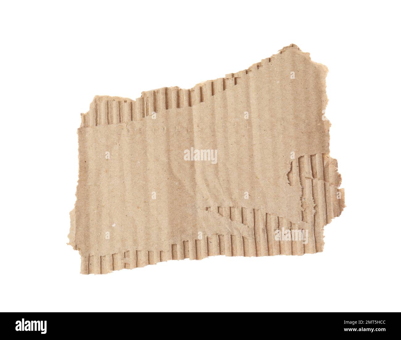 Piece of torn cardboard isolated on white Stock Photo - Alamy
