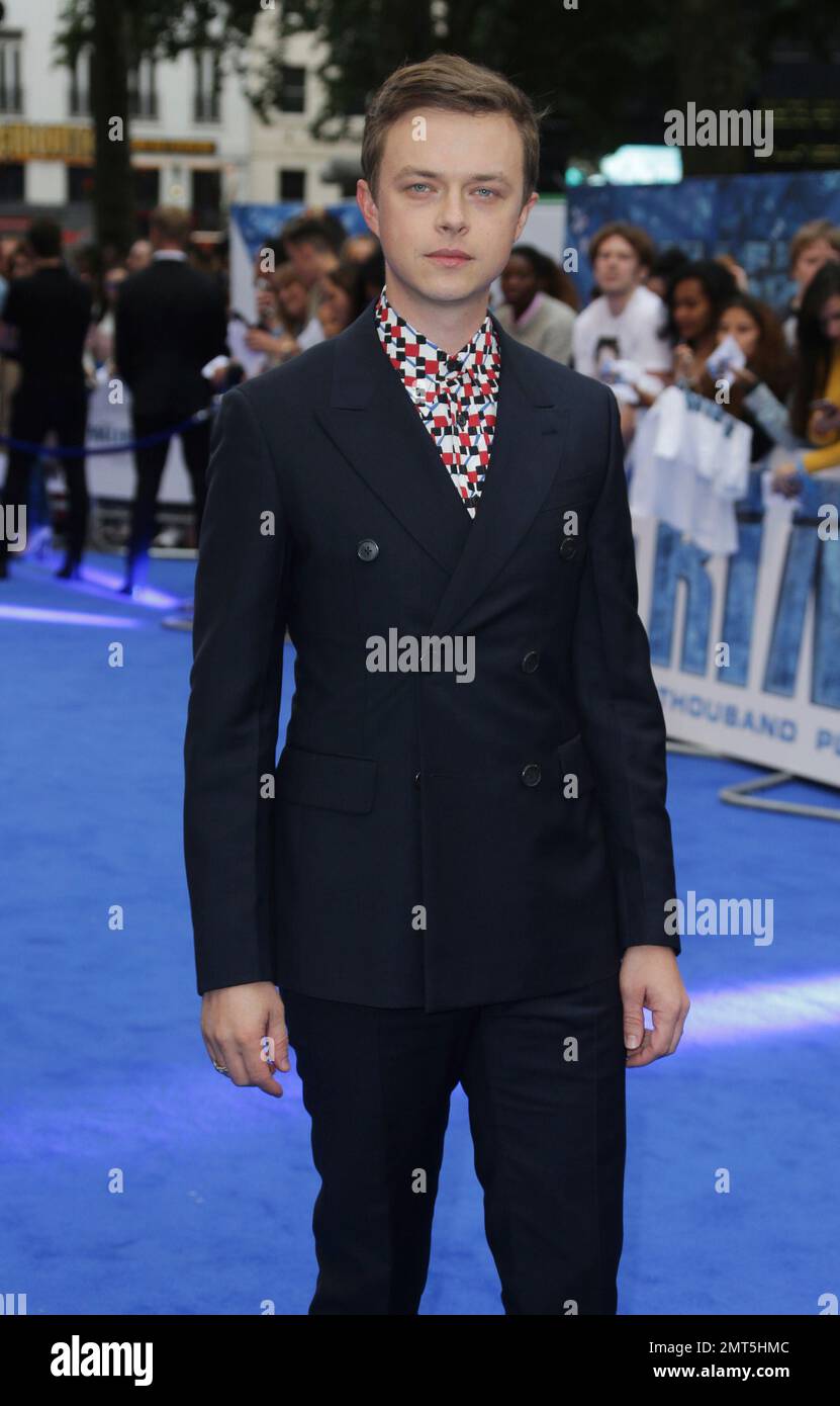 Actor Dane DeHaan poses for photographers after arriving the European ...