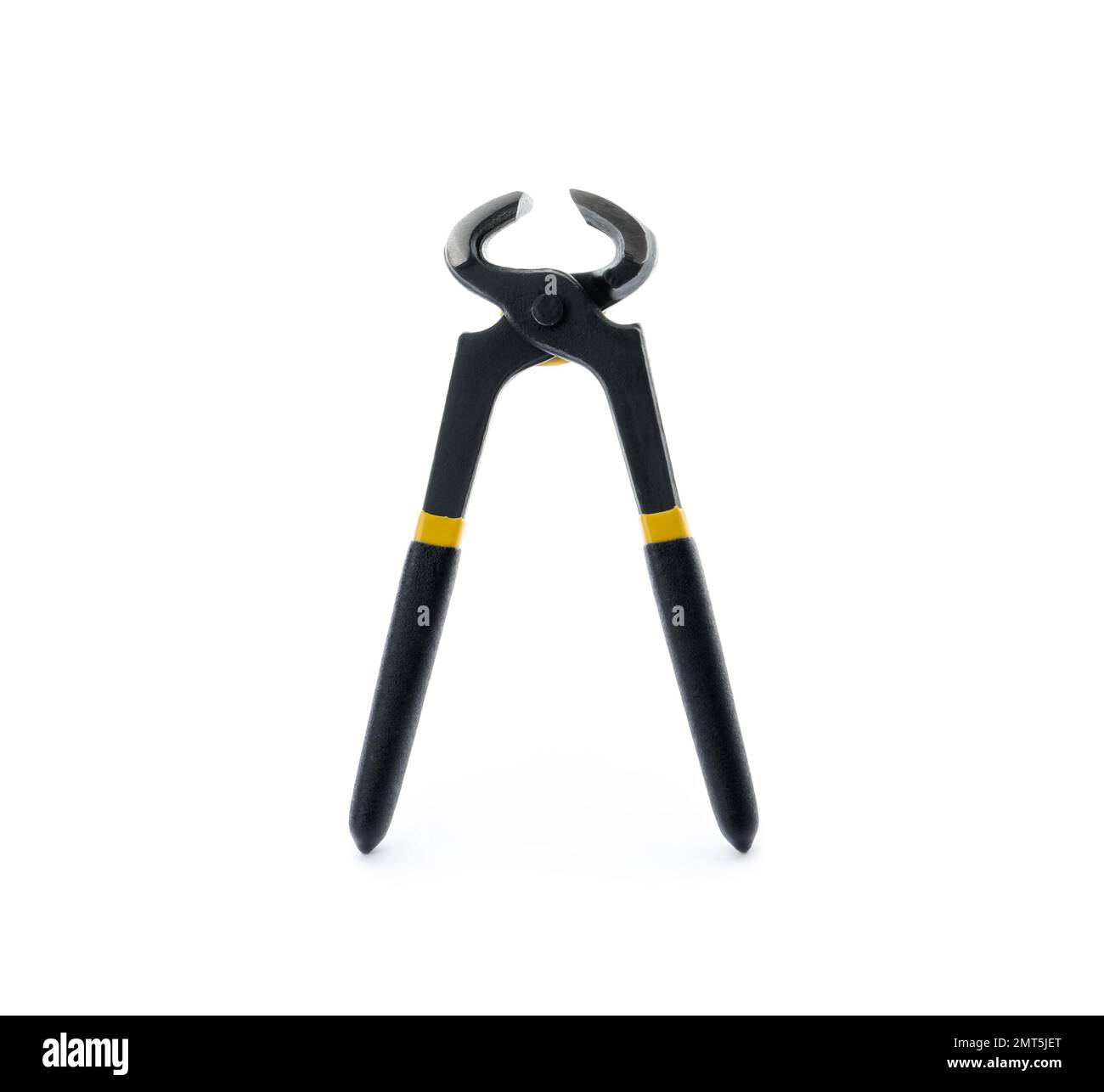 Modern pincers isolated on white. Carpenter's tool Stock Photo - Alamy