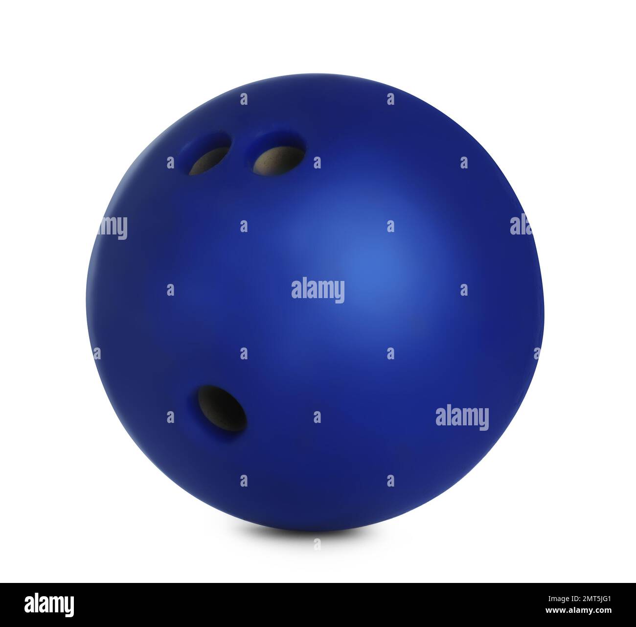 Modern blue bowling ball isolated on white Stock Photo - Alamy