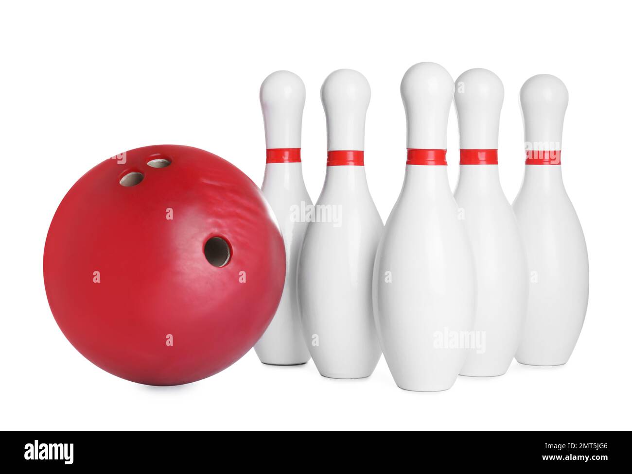 Red bowling ball holes hi-res stock photography and images - Alamy