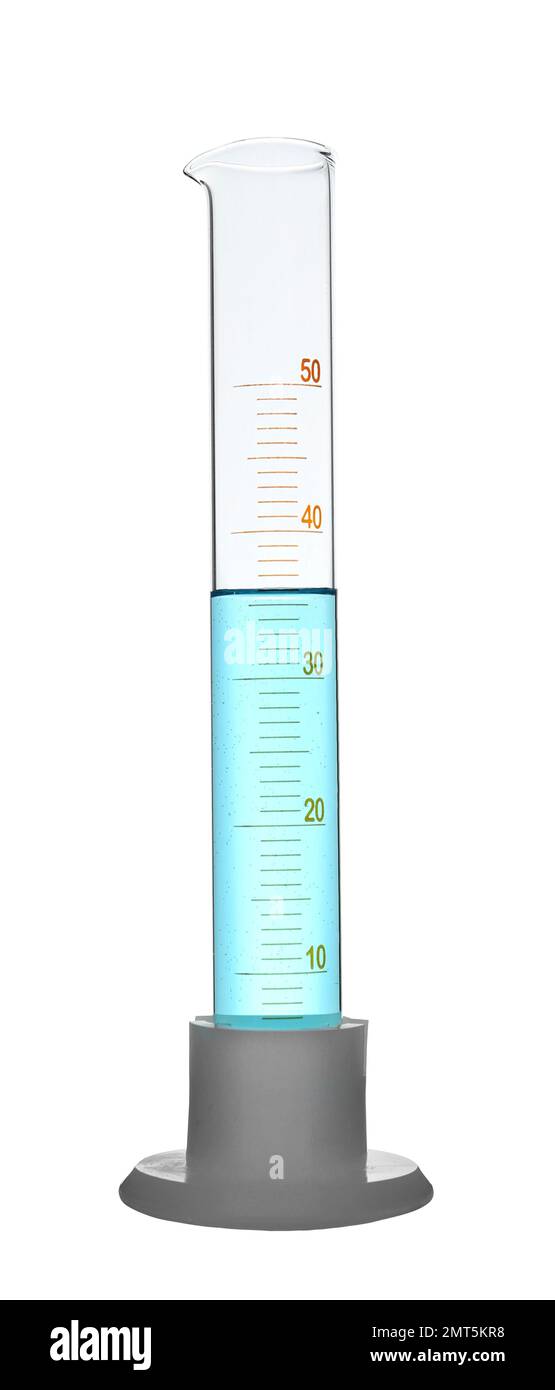 Graduated Cylinder With Liquid