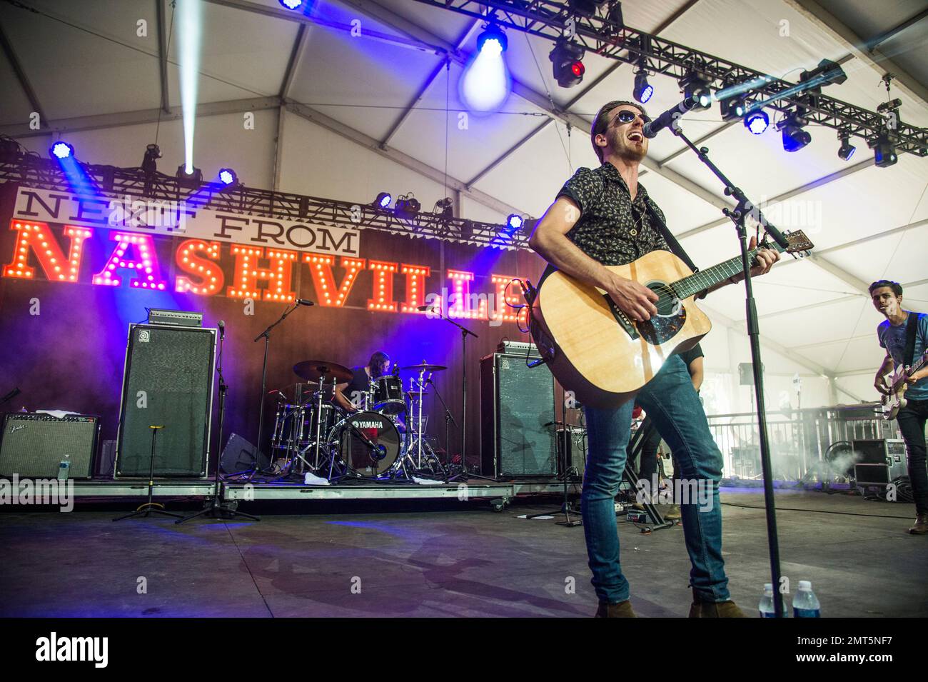 Brandon Lancaster of LANco performs at the Faster Horses Music Festival ...